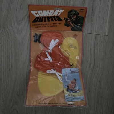 Vintage Combat Outfit Gi Joe Knock off Bootleg USN RESCUE Action Man ...