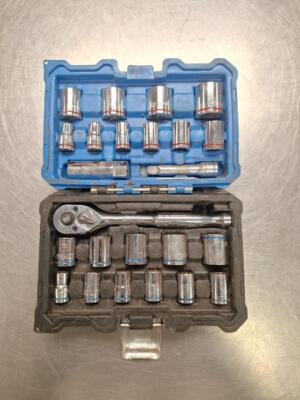 Used KOBALT Combo 24 Pc Set Sockets Standard & Metric 86748 (QUC021933 ...