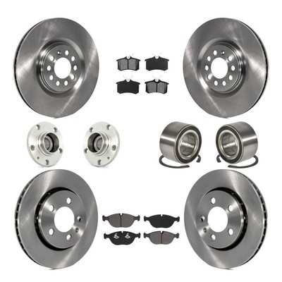 [Front+Rear] Hub Bearing Brake Rotor Pads Kit 10Pc For 06 Audi TT ...
