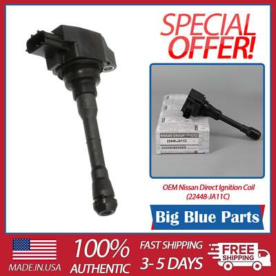 Genuine Nissan Parts - OEM Nissan Direct Ignition Coil (22448-JA11C) | eBay