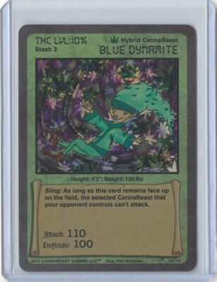 CannaBeast “Blue Dynamite” Holo Card 12/114 TCG CCG Pack Fresh! 1st ...