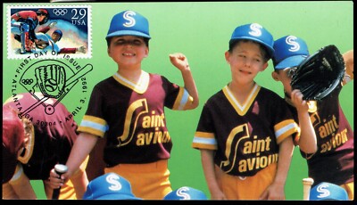 US 2619 Olympic Baseball 29c FDC Apr 3, 1992 Atlanta GA H&M Hank ...