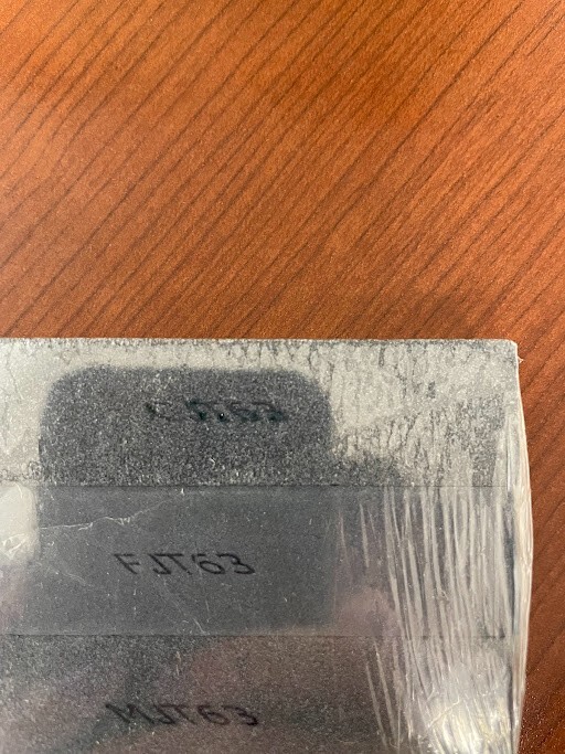 NORTON CRYSTOLON STONE ASSORTMENT 61463687300 3 PC SET CJT63 FJT63 ...