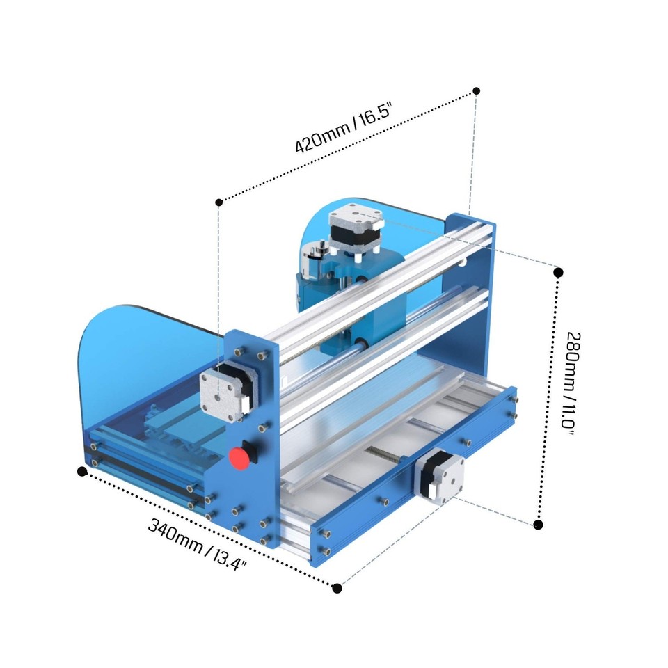 SainSmart Genmitsu 3018-PROVer Desktop CNC Router Machine with GRBL ...