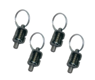 4 Pack of Short Weld-on Spring Locks with 5/8" Pin for Trailer ...