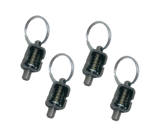 4 Pack of Short Weld-on Spring Locks with 5/8" Pin for Trailer ...