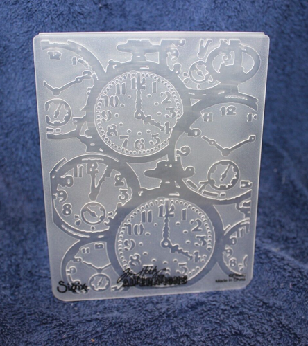 Sizzix Tim Holtz Alterations Embossing Folder - Clocks | eBay