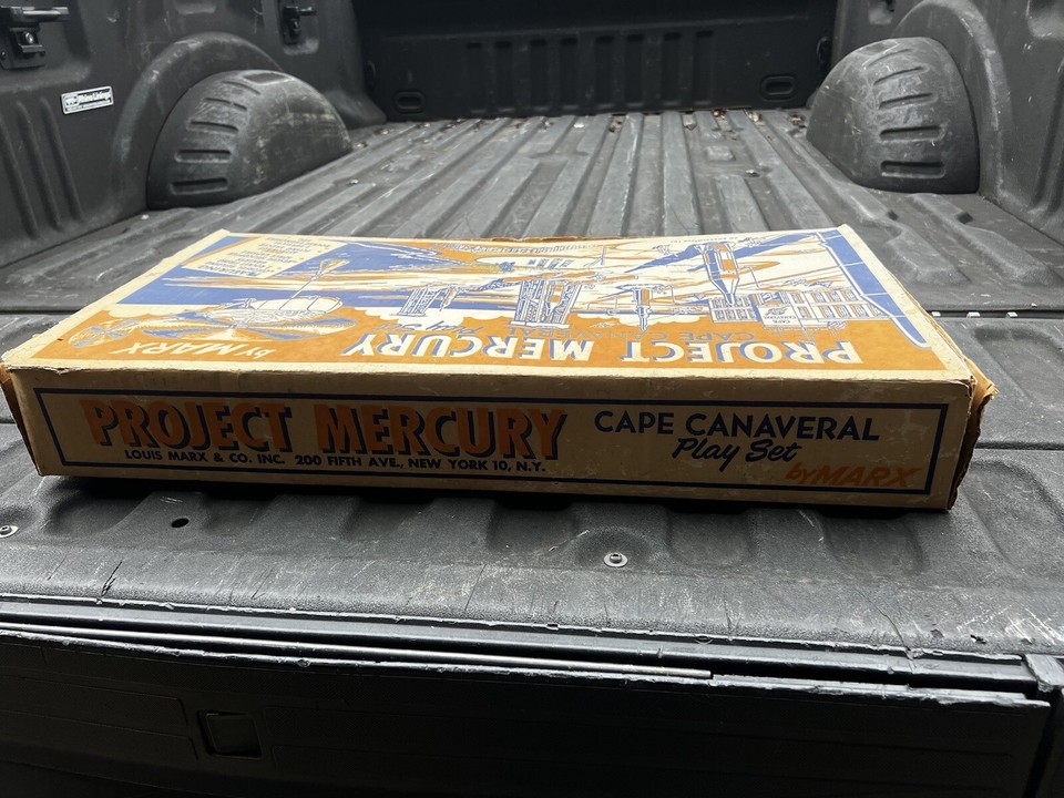 partial MARX PROJECT MERCURY CAPE CANAVERAL PLAYSET #4524 (1962) box & acces. | eBay