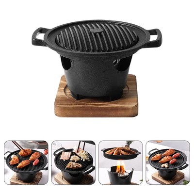 Japanese Stove Mini Hibachi Electric Korean BBQ Grilling Plate Indoor ...