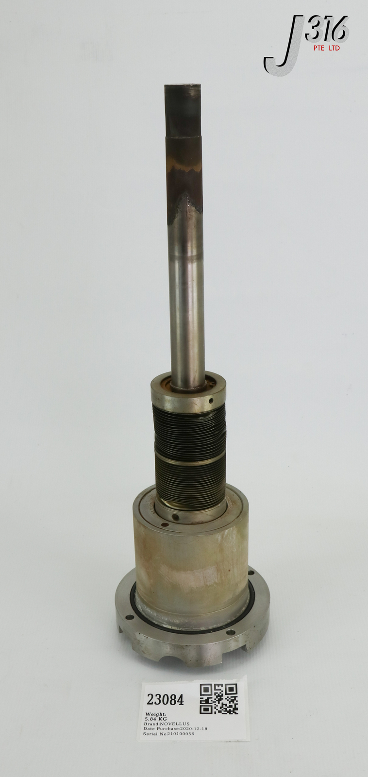 23084 NOVELLUS SPINDLE, SEQ, FERRO, UPPER, W/SHAFT (PARTS) 02-106507-00 ...