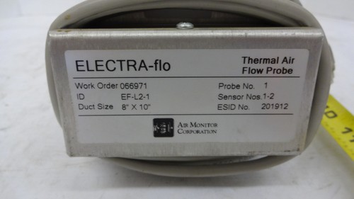 ELECTRA-FLO, THERMAL AIR FLOW PROBE, WORK ORDER 066971, ID EF-L2-1 | eBay
