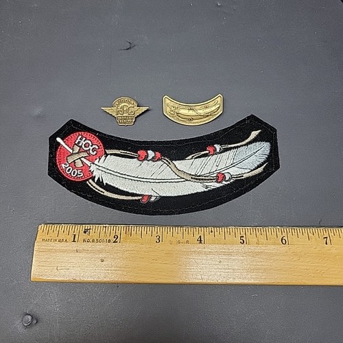 Harley-Davidson HOG 2005 Patch and Pins "Ladies Of" Jacket Hat Boot ...