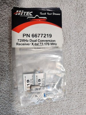 Hitec 72mhz receiver crystal FM Dual Conversion Ch- 19 | eBay