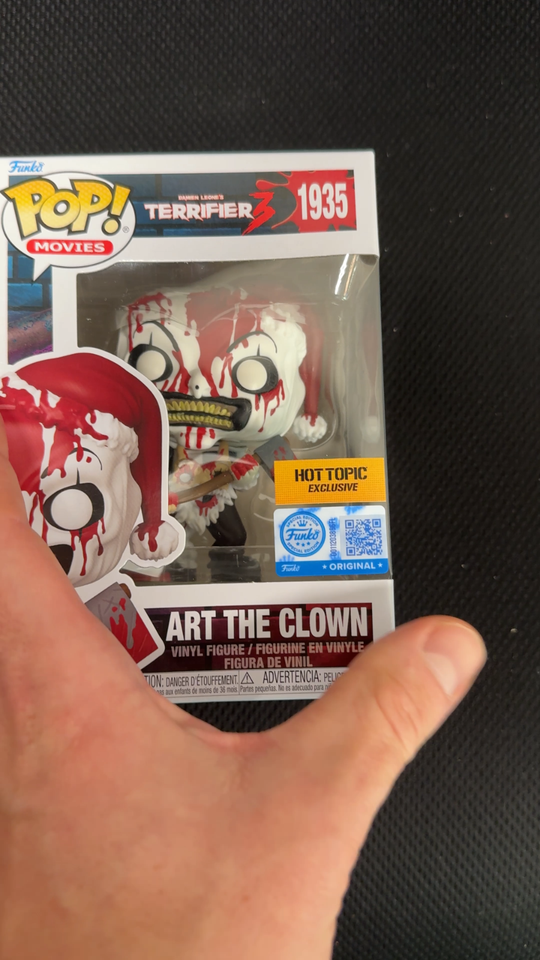 Funko Pop! Vinyl: Terrifier - Art the Clown - Hot Topic (Exclusive ...