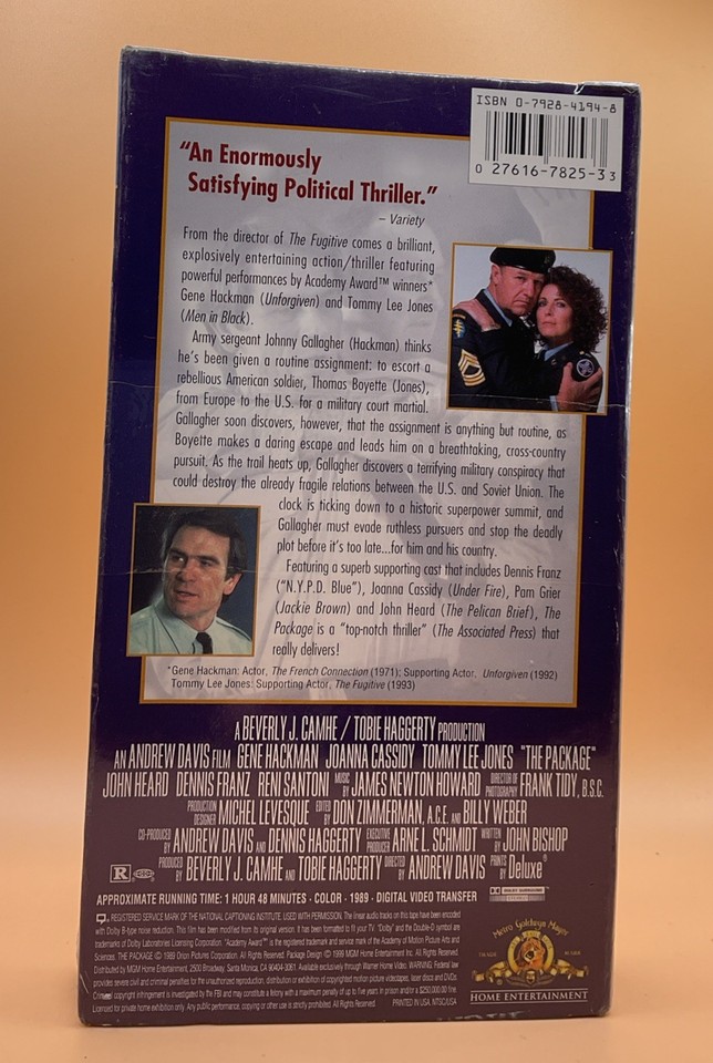 The Package VHS 1989, 1999 Gene Hackman **SEALED NEW** **Buy 2 Get 1 ...