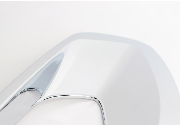 Chrome Front Fog Lamp Cover Molding Garnish 2p for 2012 - 2015 Kia Rio ...