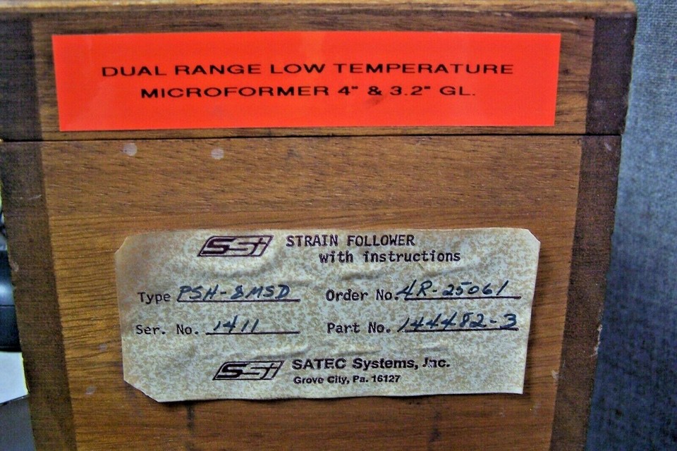 2) SATEC SYSTEMS DUAL RANGE LOW TEMPERATURE MICROFORMER 4''/3.2''GL | eBay