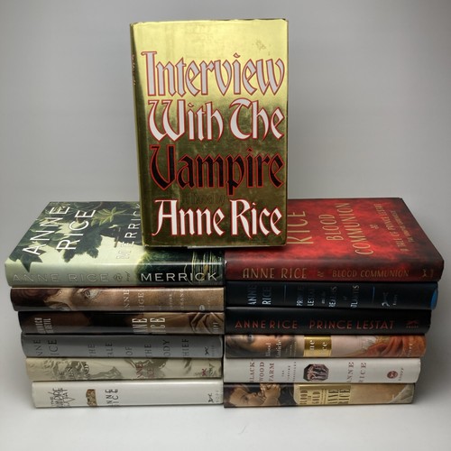 Lot (13) ANNE RICE IMMORTAL UNIVERSE Complete Vampire Chronicles ...