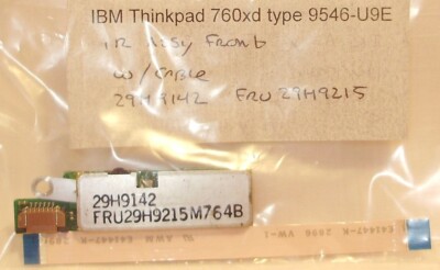 IBM Thinkpad 760e 760xd IR Assembly 29h9142 Front FRU 29h9215 | eBay