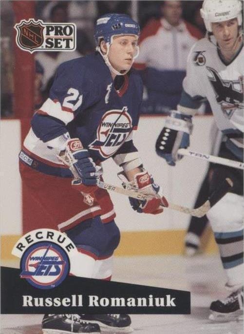 1991-92 Pro Set - Russell Romaniuk #565 French (RC) for sale online | eBay