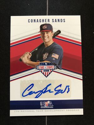 2018 Panini Stars & Stripes Conagher Sands Auto /186 SS-CS | eBay