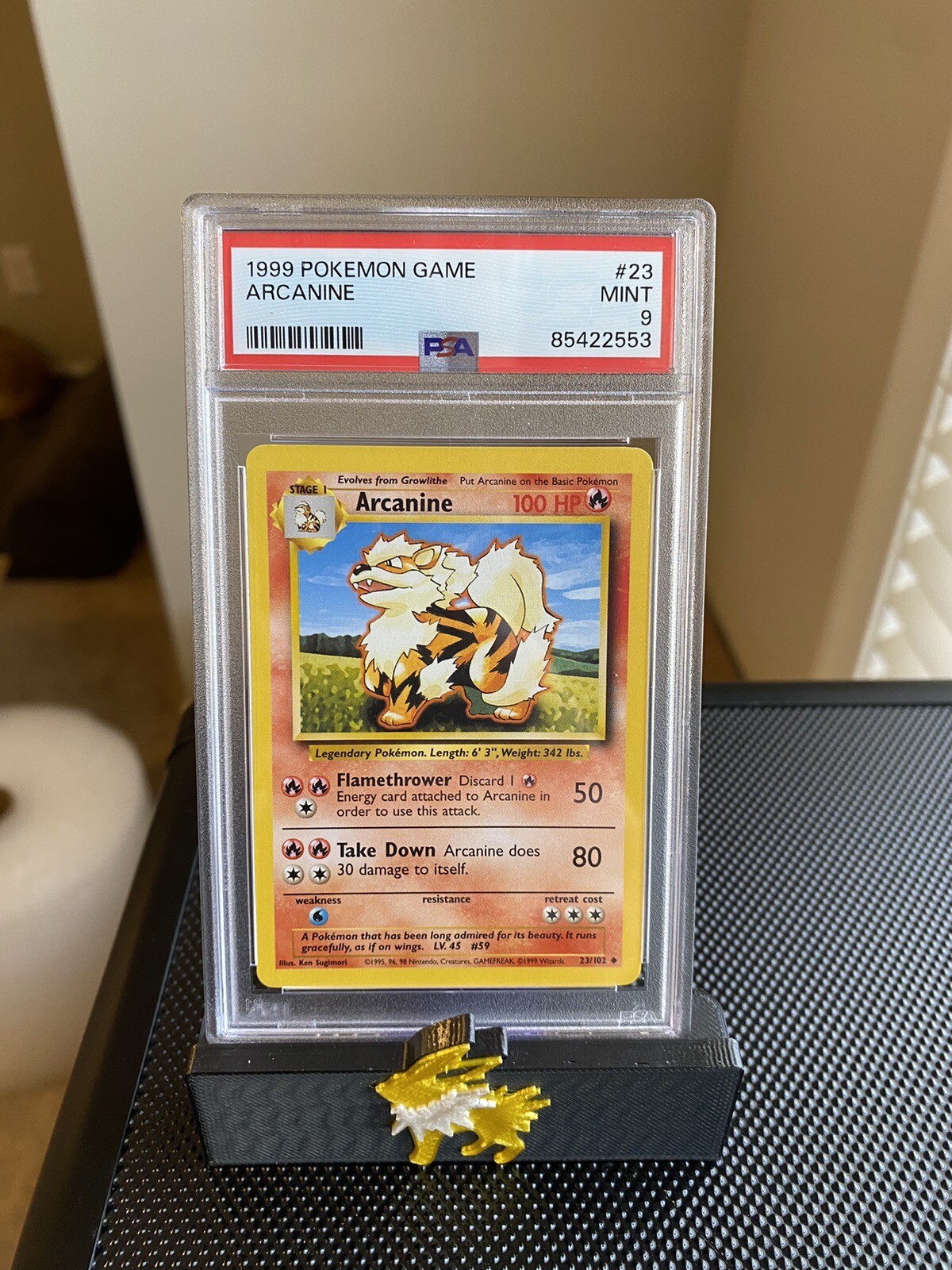 Pokémon TCG Arcanine Base Set 23/102 Regular Unlimited Uncommon for ...
