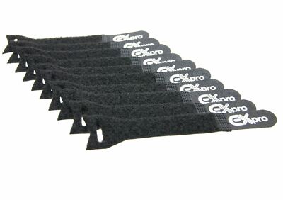 Ex-Pro® Reusable Nylon Strap Hook Loop Cable Cord Ties Tidy Pull Loop ...