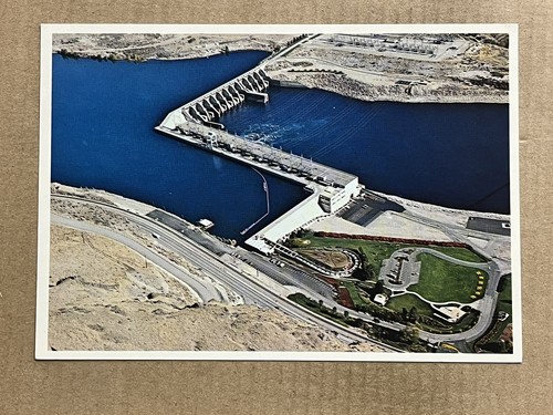 Postcard Rocky Reach Dam Columbia River Chelan County WA Washington ...