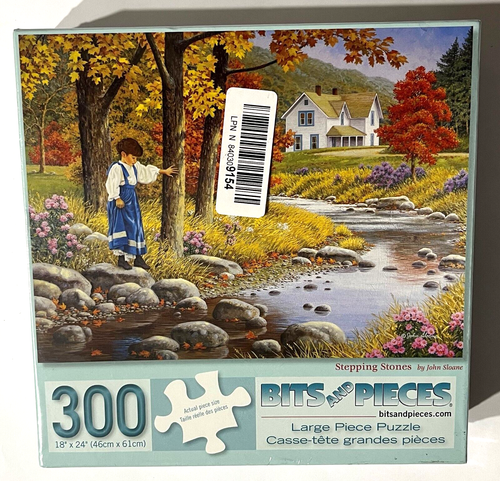 STEPPING STONES John Sloane 300 Pc Large Puzzle Bits & Pieces BRAND NEW ...