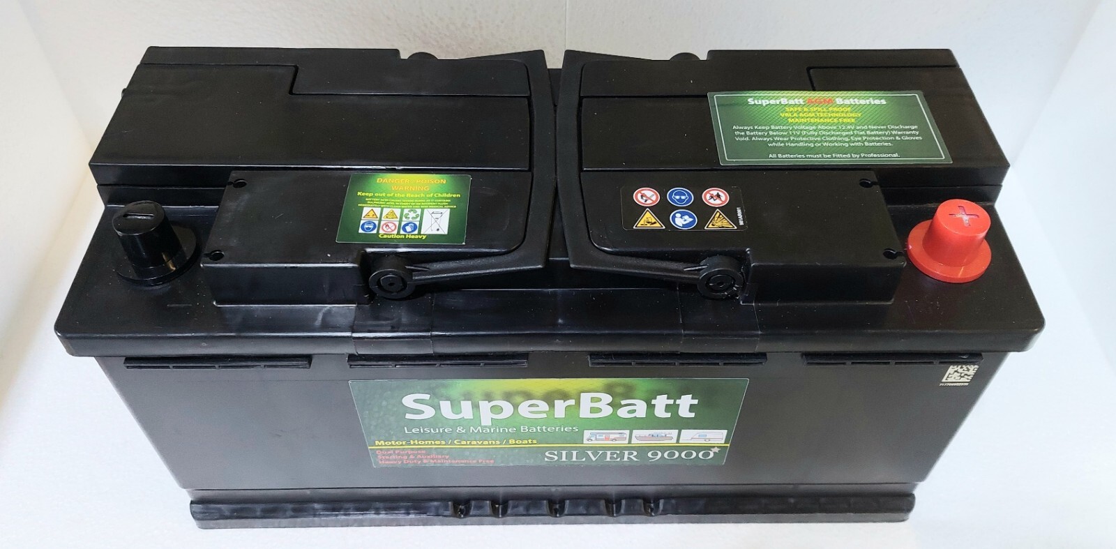 AGM Deep Cycle Leisure Battery 12V 140AH AGM140L Caravan Motorhome ...