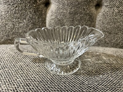 MIKASA Royal Suite Lead Crystal Sauce Gravy Boat Clear Glass | eBay