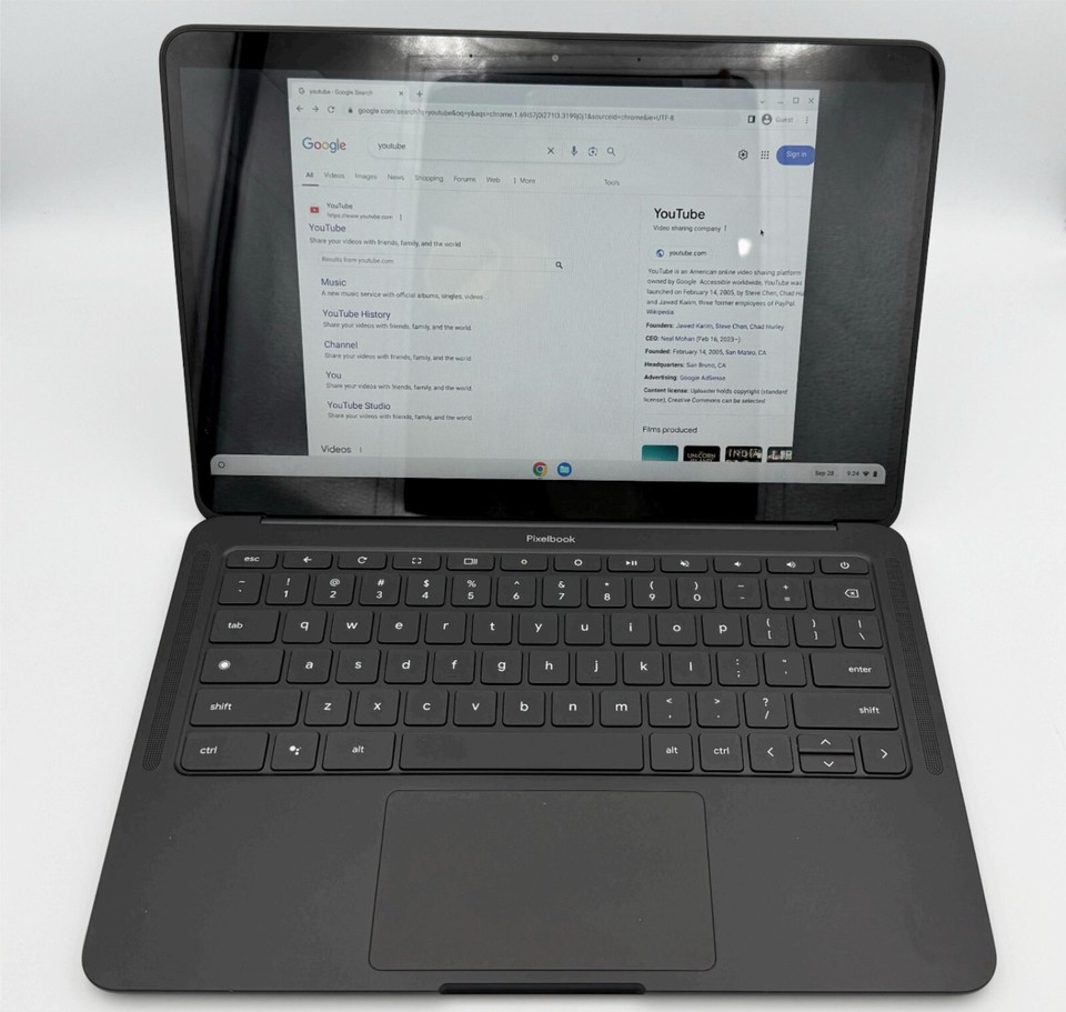 Google Pixelbook Go 13.3" Full HD Intel Core m3 8th Gen 1.10GHz 8GB RAM ...