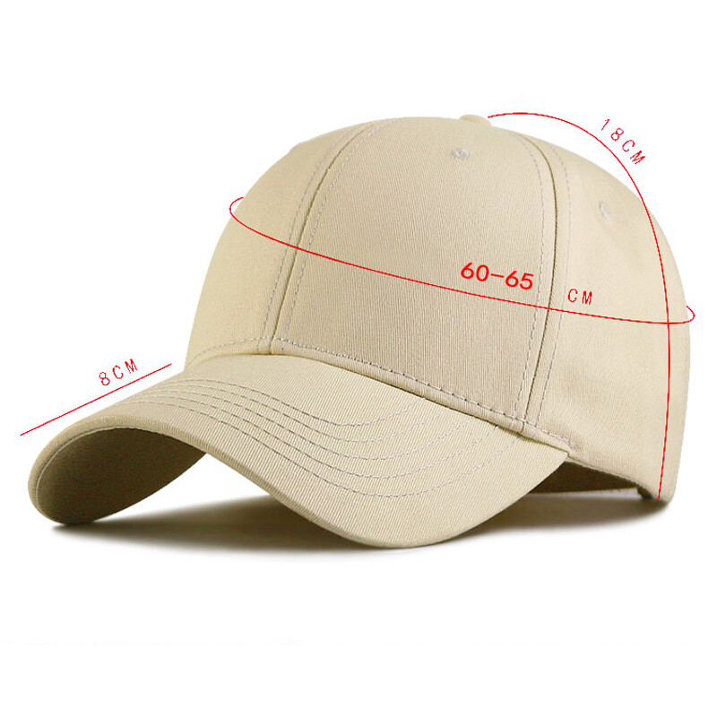Men Women Large Head Oversize Big Baseball Cap Structured Hat XL 60cm ...