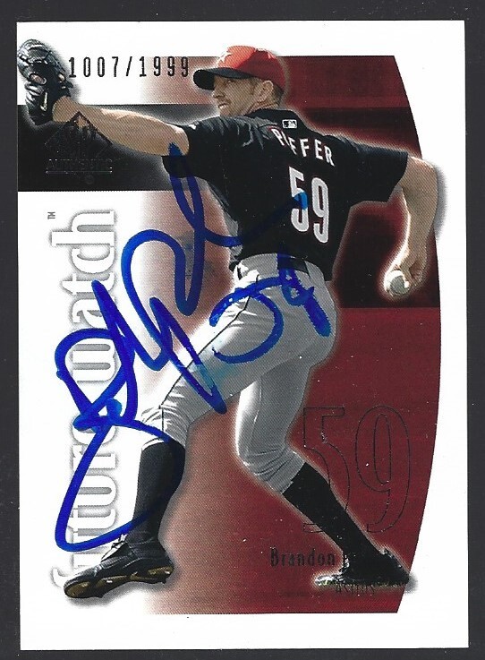 2001 Upper Deck SP Authentic Brandon Puffer #91 IP autograph signed ...