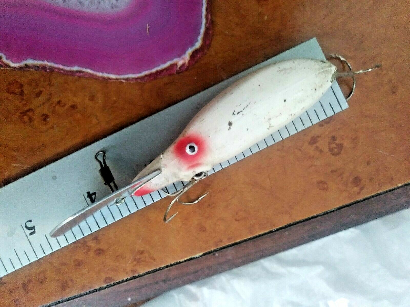 VINTAGE 2015 BURKE 4.5" FLOATER FISHING LURE BIG DIG | eBay