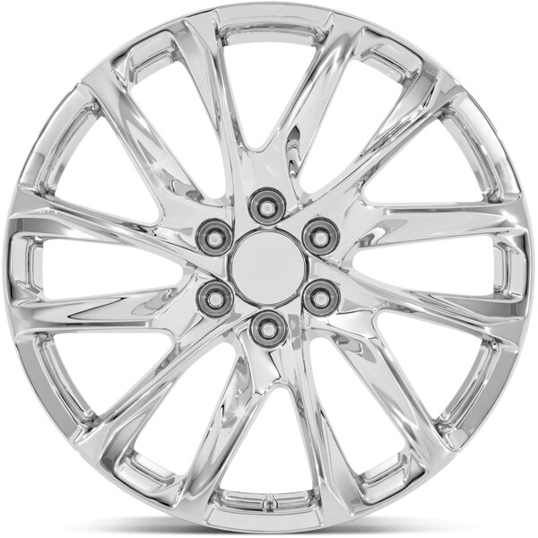 (Set of 4) Eclipse Replicas 205 22x9 6x5.5" +28mm Chrome Wheels Rims 22 ...