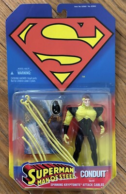 Kenner Superman Man Of Steel Conduit with Spinning Kryptonite Figure ...
