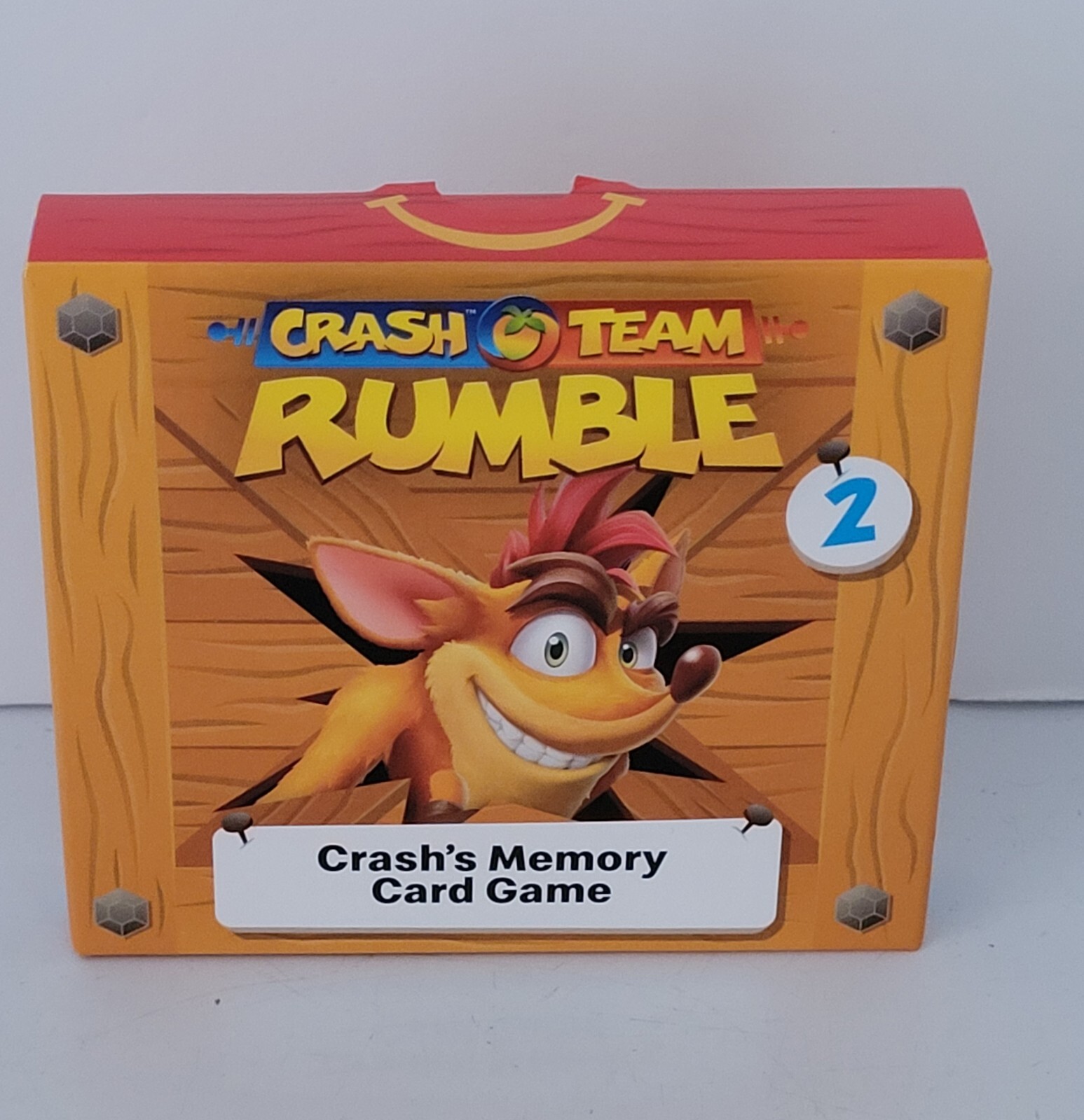 New 2023 McDonald’s CRASH TEAM RUMBLE Crash's Memory Card Game #2 Happy ...