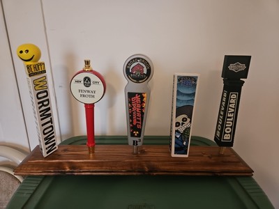 Custom Handmade 5 Tap Beer Tap Display On Custom Wood Stand | eBay