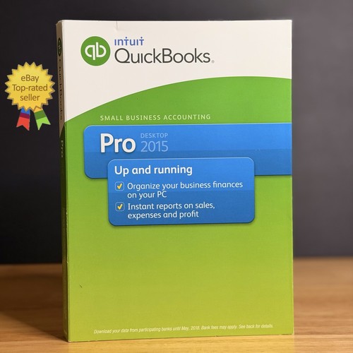 QUICKBOOKS Desktop Pro 2015 Windows Accounting Retail -NO SUBSCRIPT10N ...