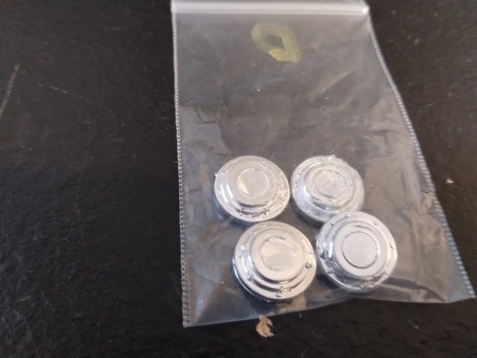 1/25 Model Car amt revell Mpc Chrome Reverse Mag Wheels Rims Set #d | eBay