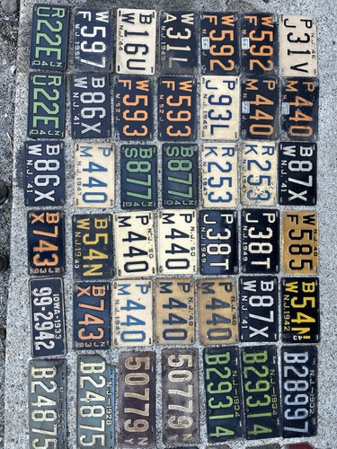 Antique license plates lot-68 | eBay