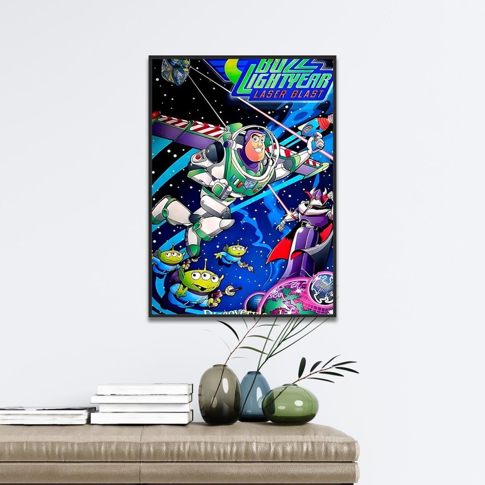 Buzz Lightyear Poster – Toy Story Wall Art, Disneyland Decor & Gift for ...
