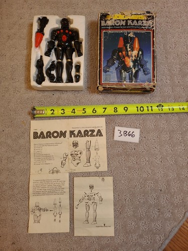 Micronauts Baron Karza Robot Action Figure Mego Vintage box 3B66 | eBay