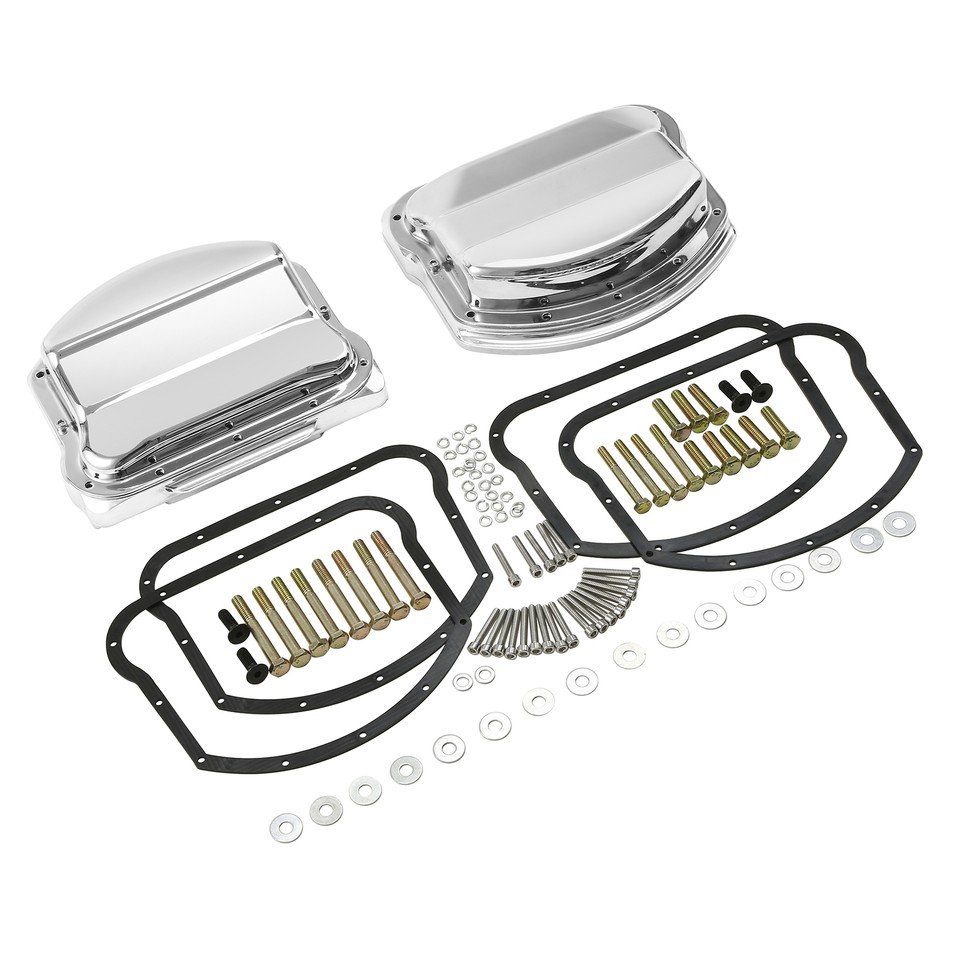 Chrome Panhead Valve Rocker Box Top Cover Set Fits For Harley Twin Cam ...
