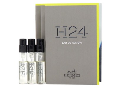 HERMES H24 EDP 2.0ml .06fl oz x 3 COLOGNE SPRAY SAMPLE VIALS | eBay