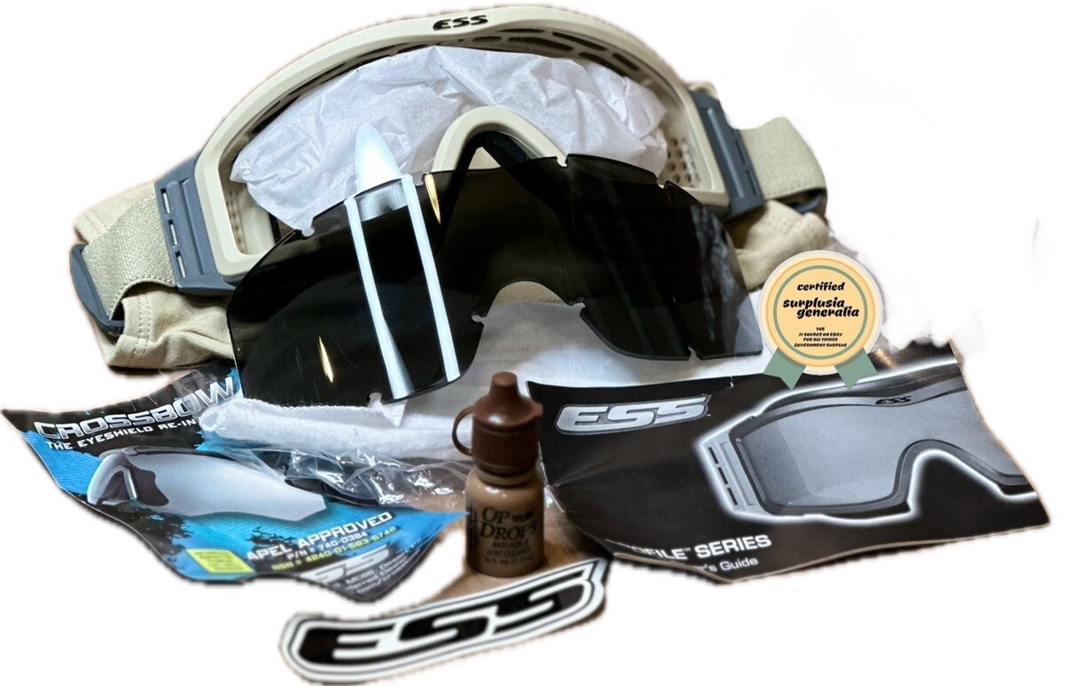 ESS EyePro Complete Profile NVG Ballistic Goggle Kits! Smoke & Clear ...