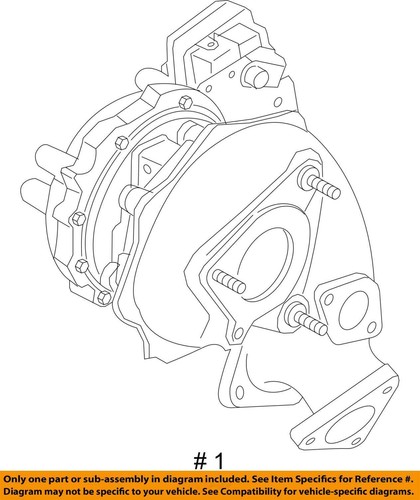 Genuine Porsche Cayenne Diesel Macan TDI Turbo Charger 95812302520 OEM ...