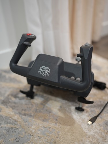 CH Products Flight Sim Yoke FSY211U USB Wired Simulator For PC | eBay