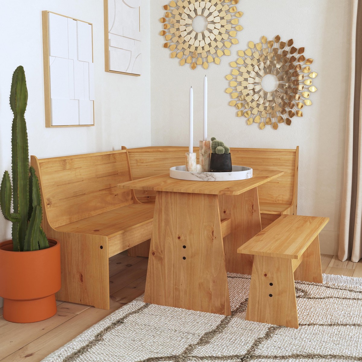 Kitchen Corner Nook How I Made My Breakfast Nook Super Cozy